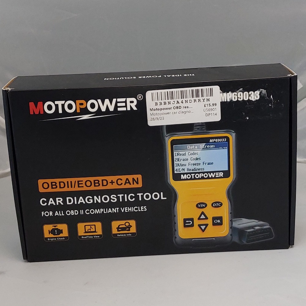 Pre-owned MOTOPOWER Motopower OBD reader - Own4Less